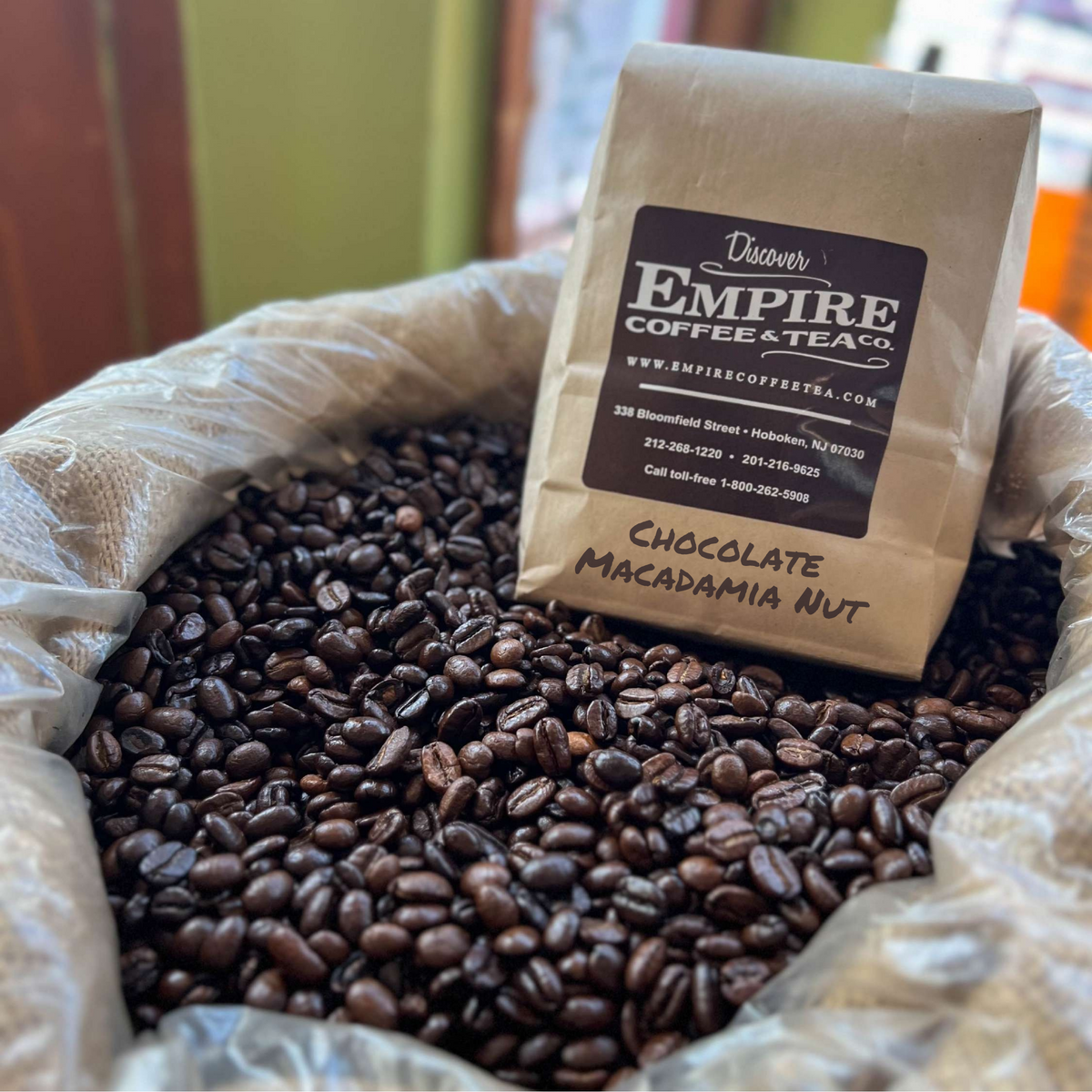 Chocolate Macadamia Nut Coffee Roasted by Empire Coffee and Tea New ...