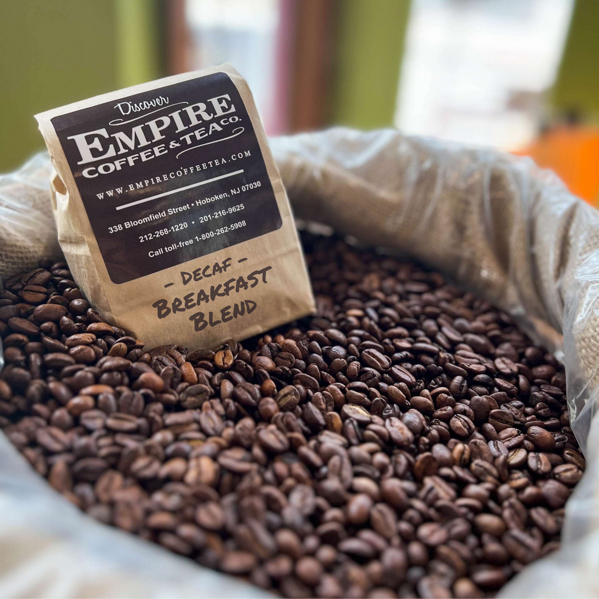 Decaf Breakfast Blend Coffee Roasted by Empire Coffee and Tea New York ...