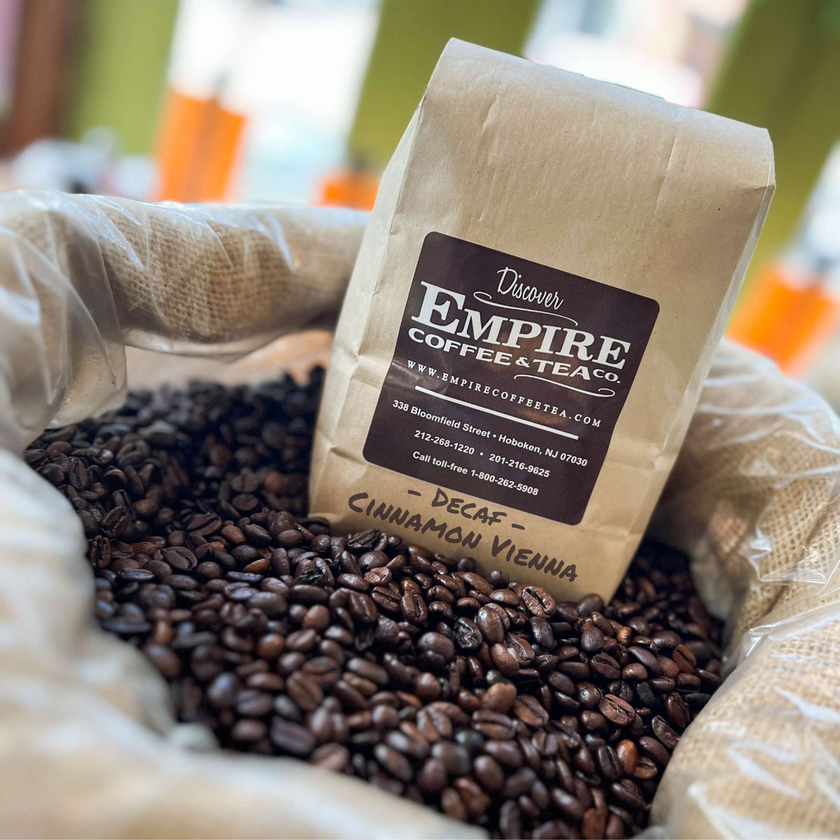 Decaf Cinnamon Vienna by Empire Coffee and Tea New York, Hoboken ...