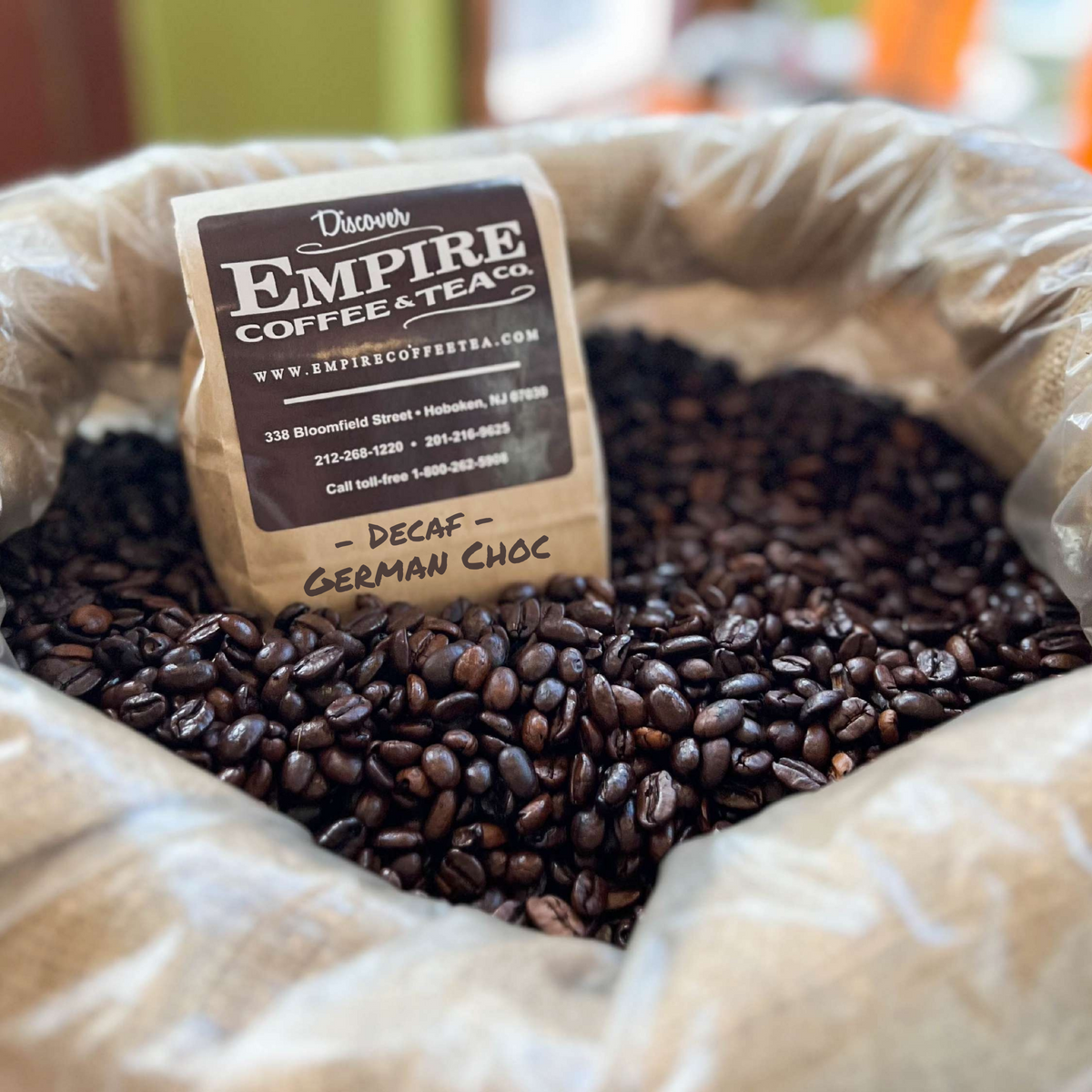 Decaf German Chocolate by Empire Coffee and Tea, New York and Hoboken ...