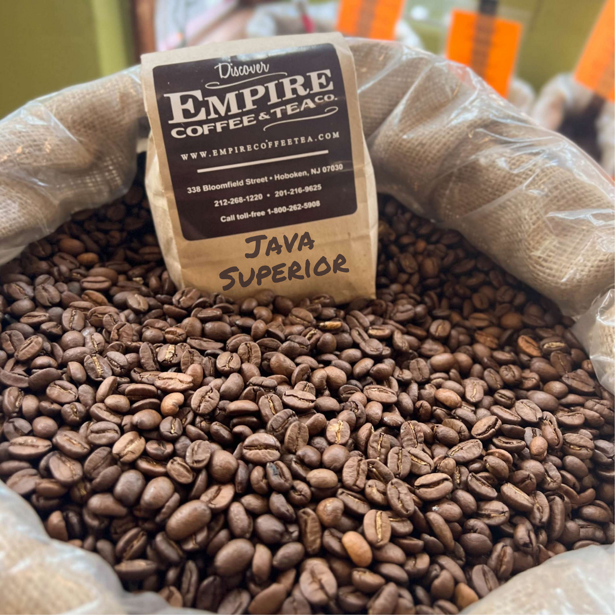 Organic Java Superior Coffee Roasted by Empire Coffee New York Hoboken ...