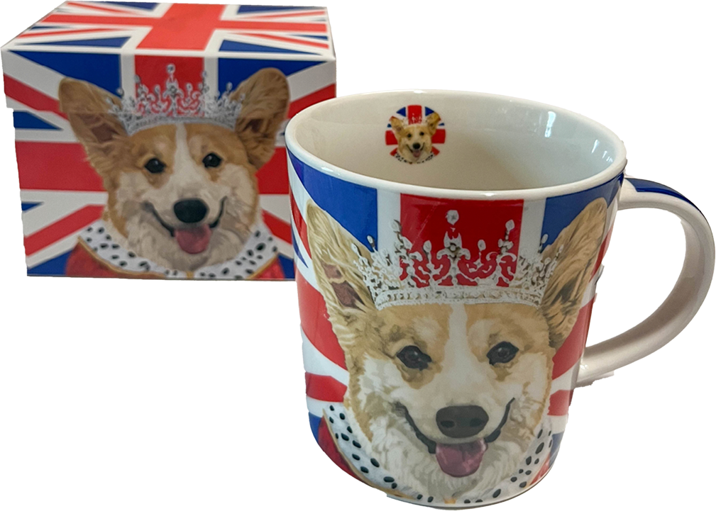 Queen's Corgi Mug with Box – Empire Coffee & Tea Co. Inc.